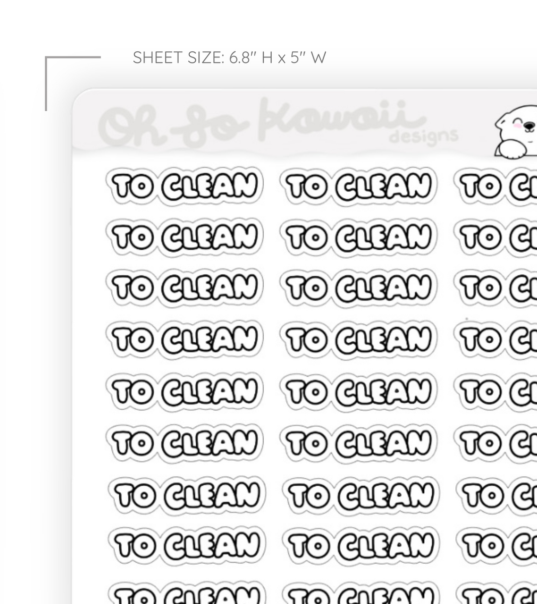 To Clean Bubble Letter Planner Stickers – Ohsokawaiidesigns